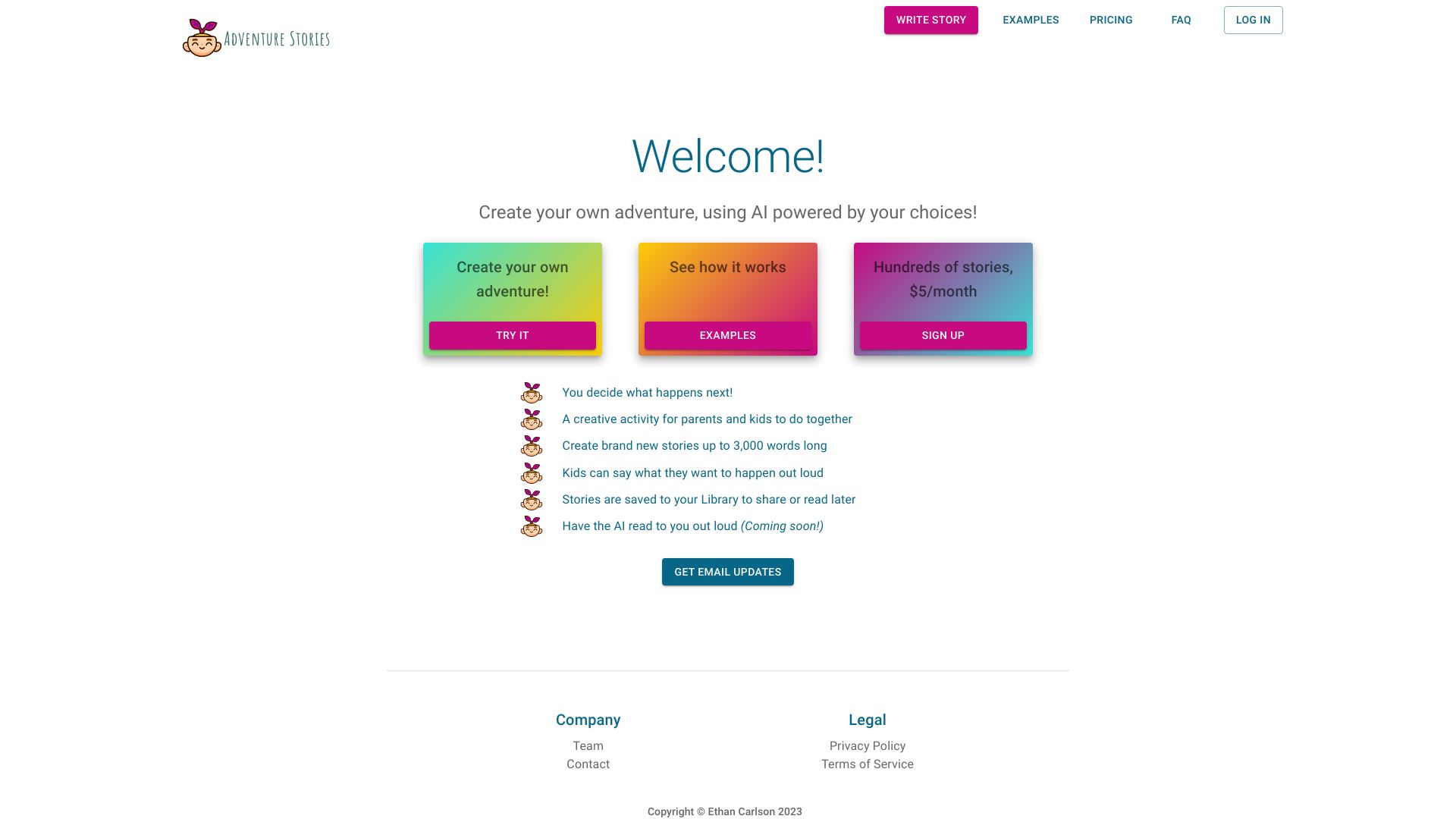 Adventure Stories - AI-powered choose-your-own-adventure story creation ...
