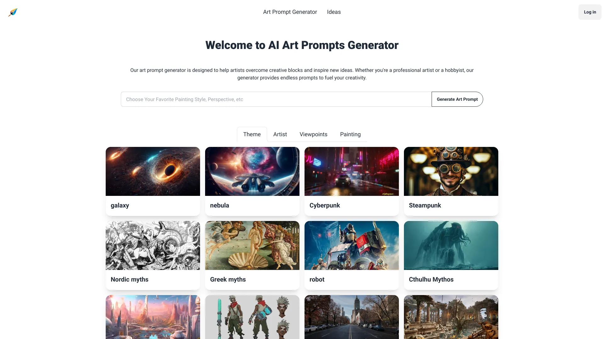 AI Art Prompt Generator - A library for Midjourney prompts and SREF ...