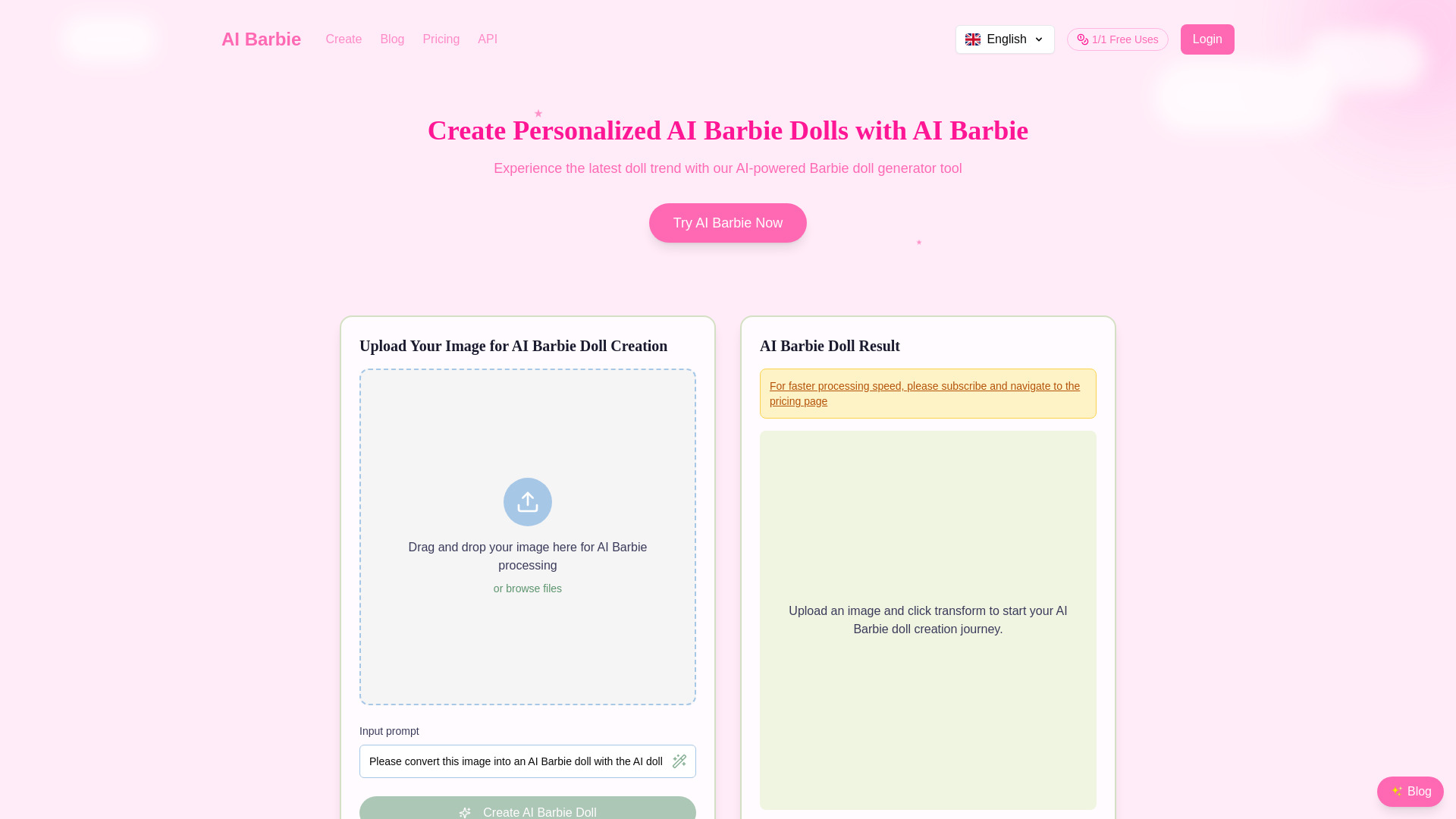 AI Barbie - AI-powered platform to create personalized AI Barbie dolls ...