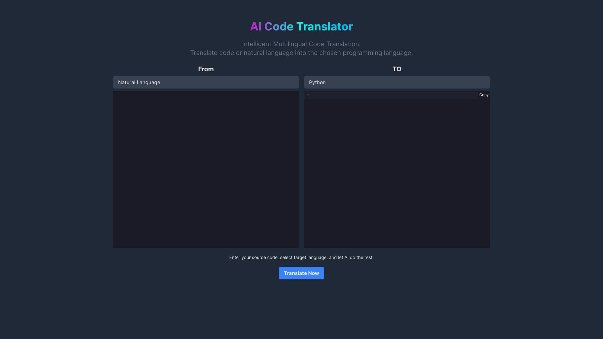 AI Code Translator - AI-powered online tool for seamless code ...