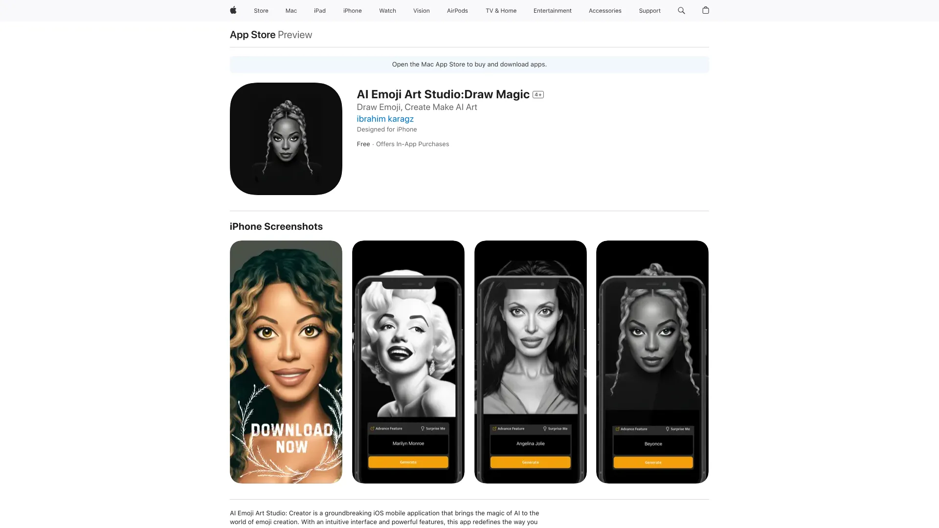 AI Emoji Art Studio:draw Magic - AI-powered iOS app for creating ...