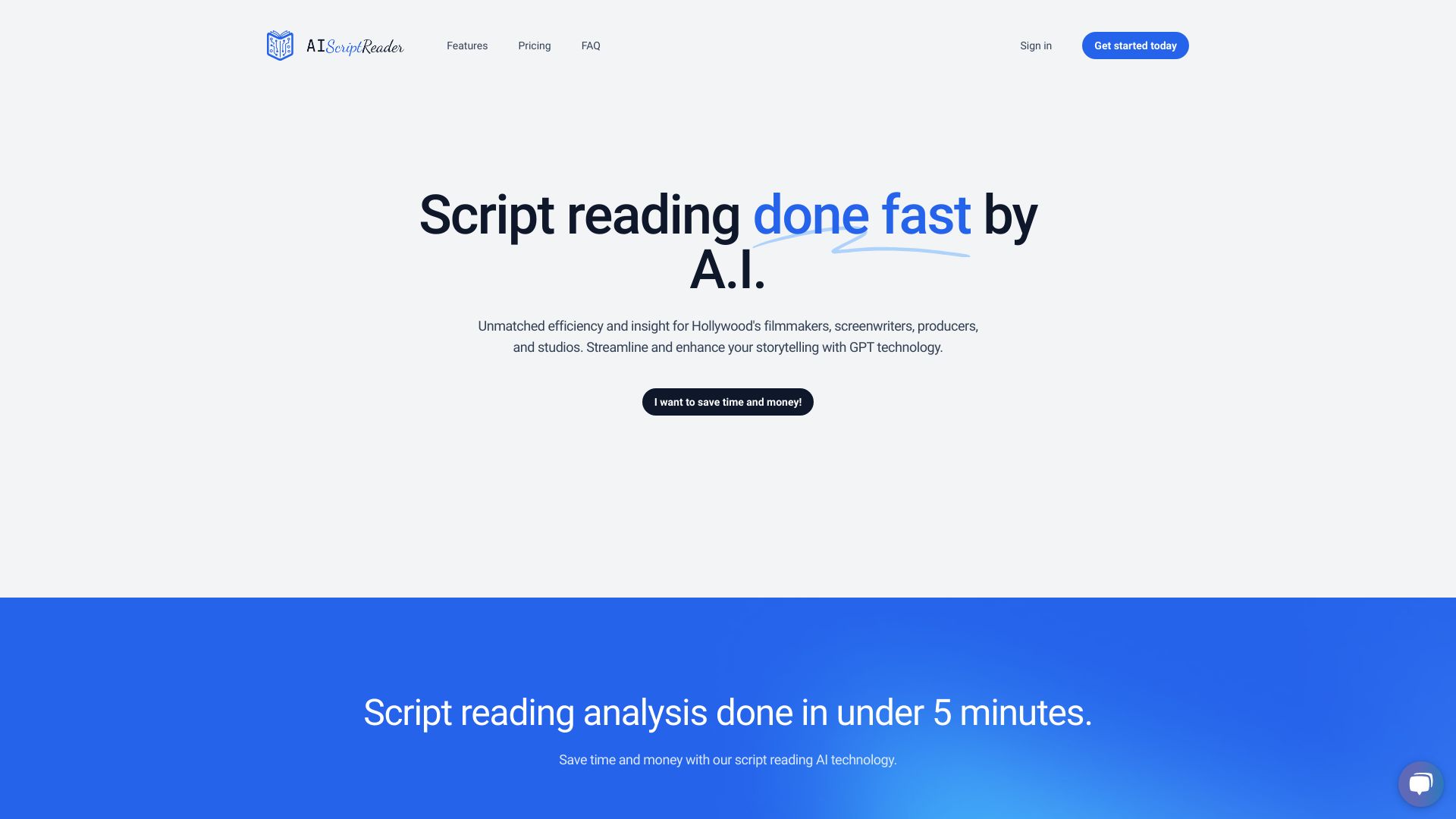 Aiscriptreader | AI Script Writing - AI-U