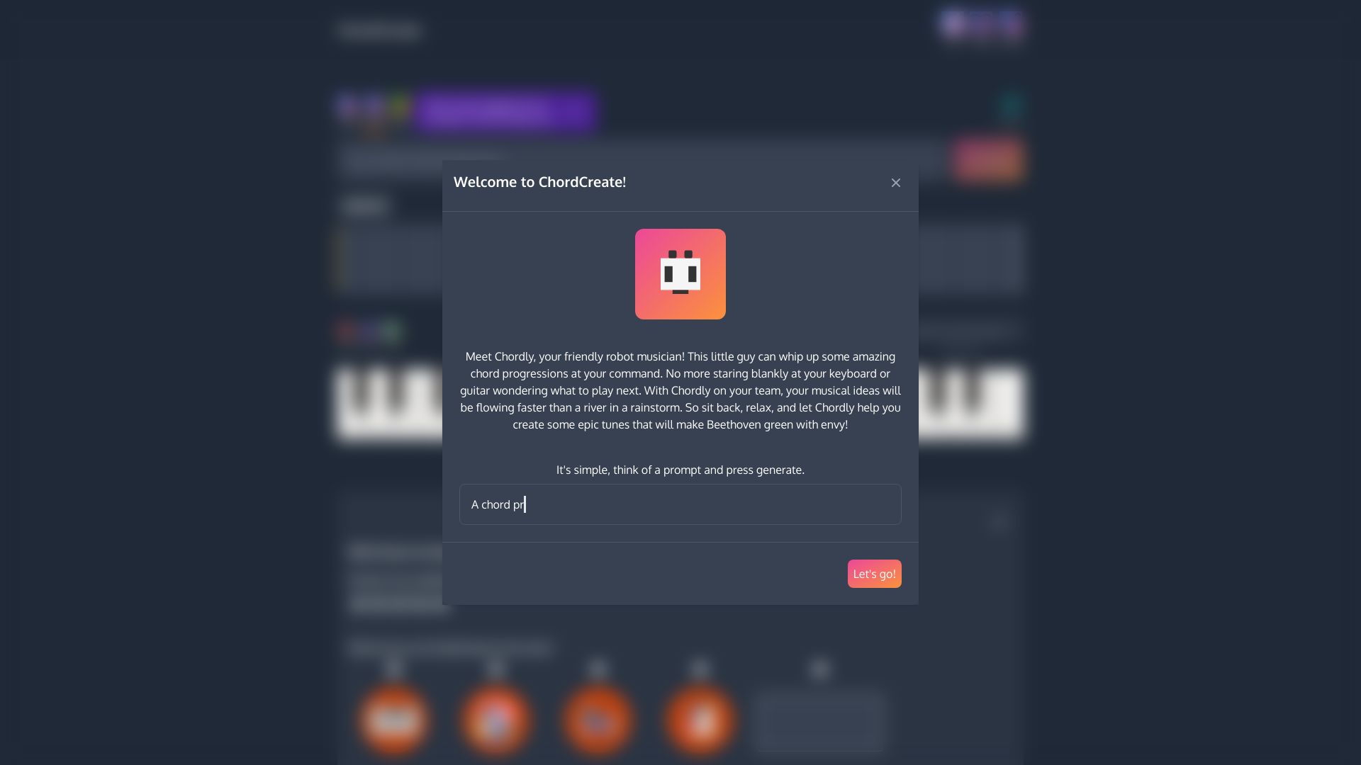 Chordcreate - AI-powered chord progression generator for easy music ...