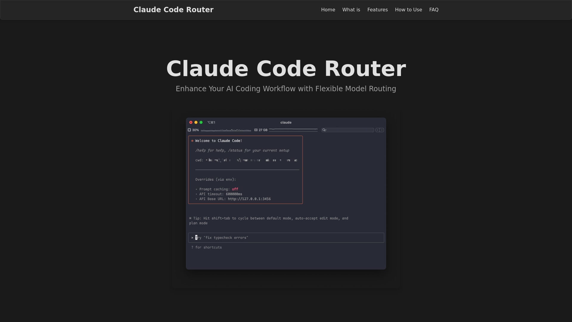 Claude Code Router - Enhances AI coding workflow with flexible model routing and cost ...