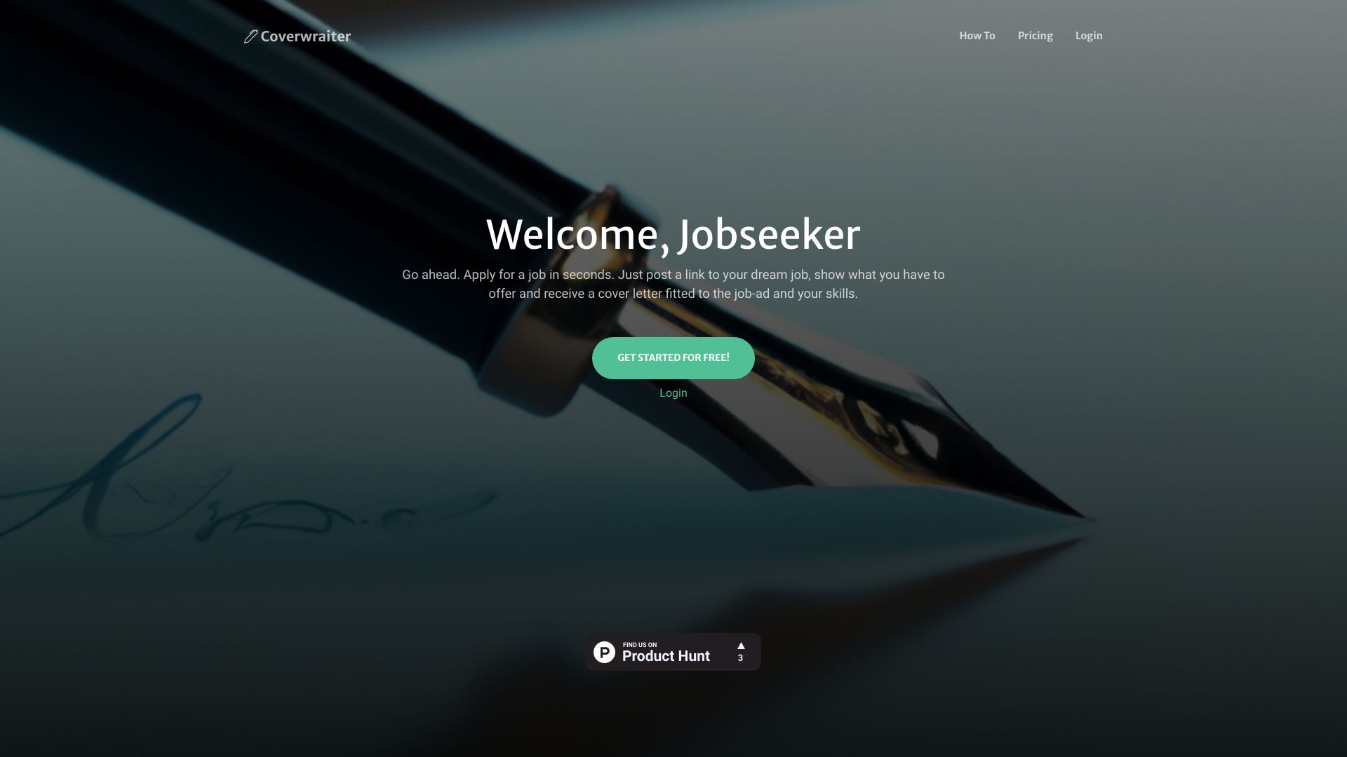 Coverwraiter - Coverwraiter creates tailored cover letters by analyzing ...