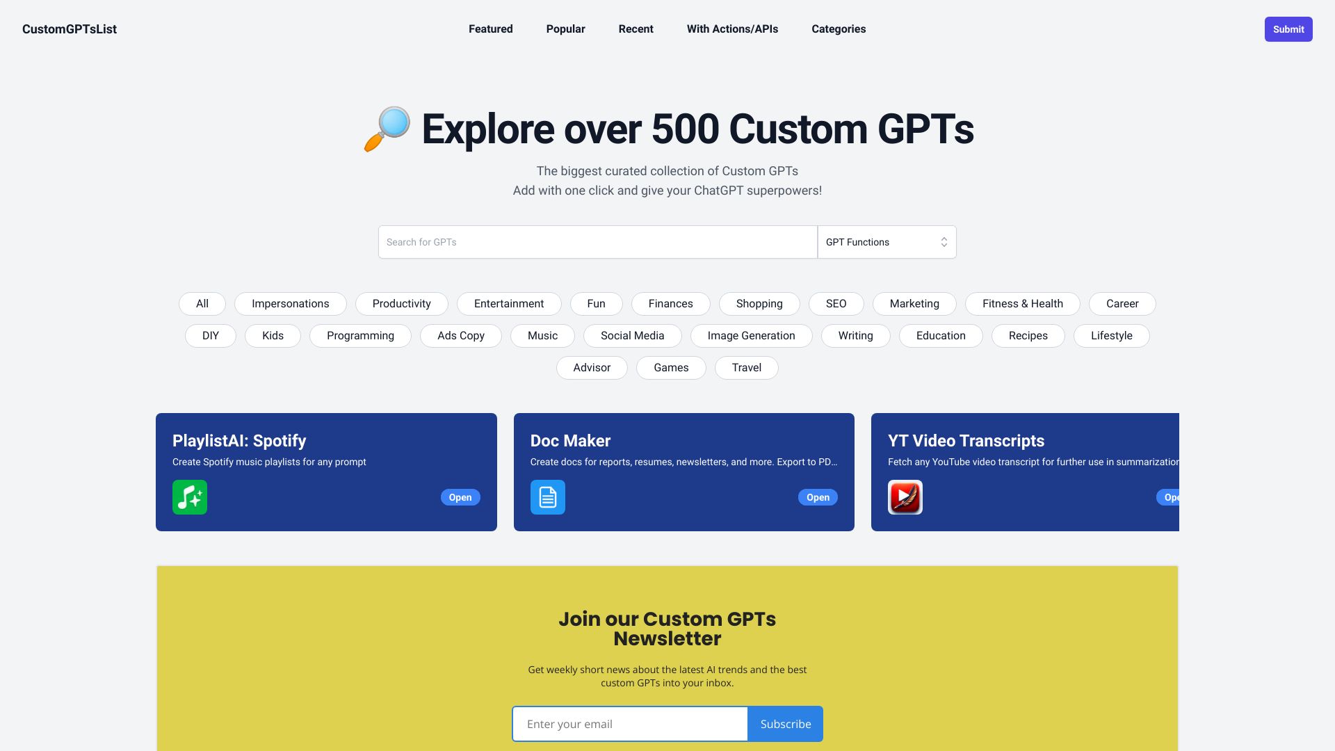 Custom Gpts List | AI Image Generator - AI-U