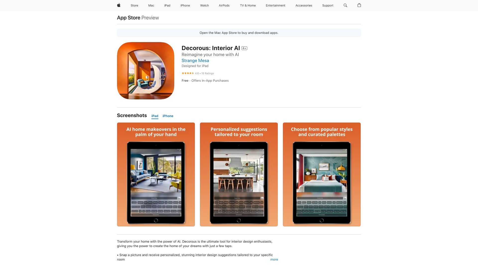 Decorous - AI-powered interior design app for personalized home ...
