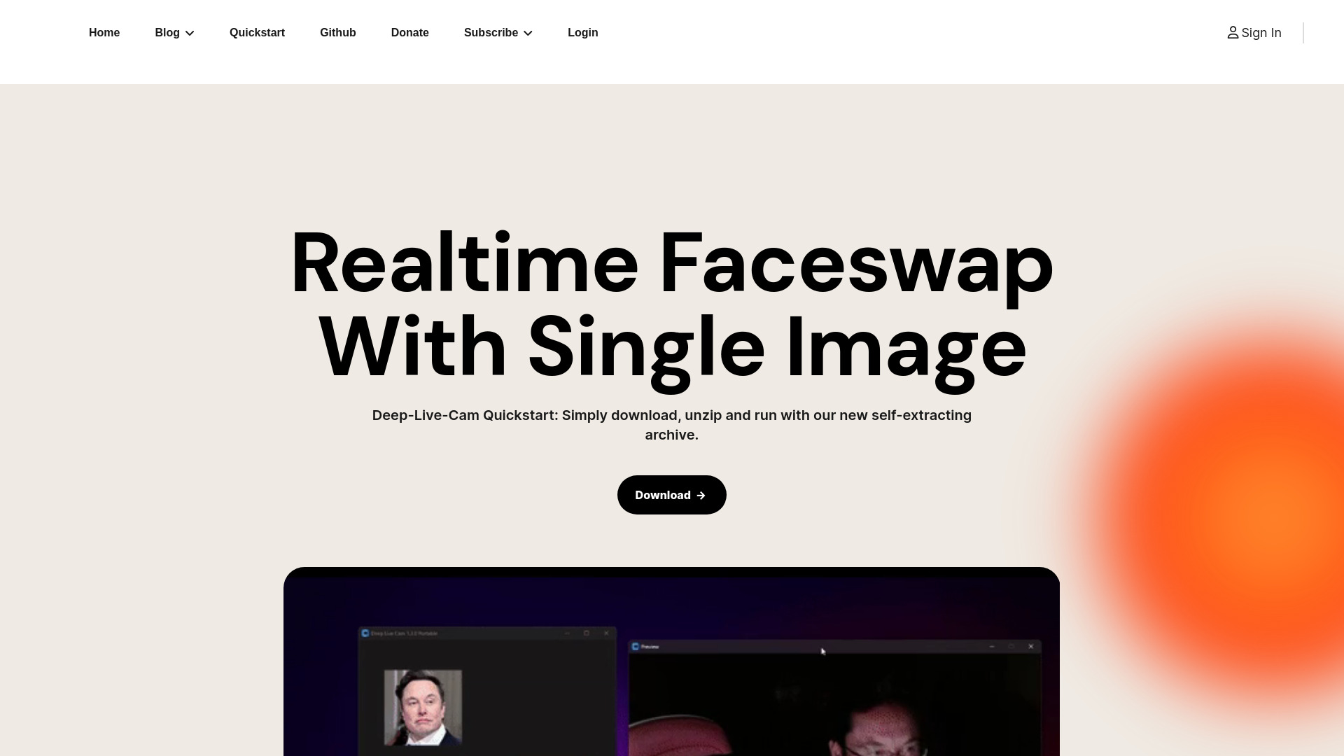 Deeplivecam - Open-source AI tool for real-time face swaps and avatar ...