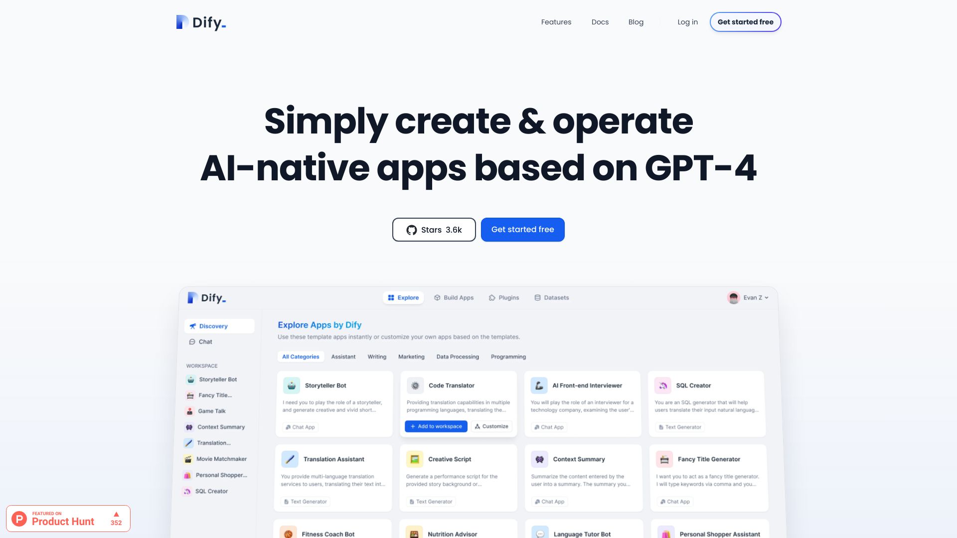 Dify.ai - Open-source LLMOps platform for building and operating generative AI applications ...