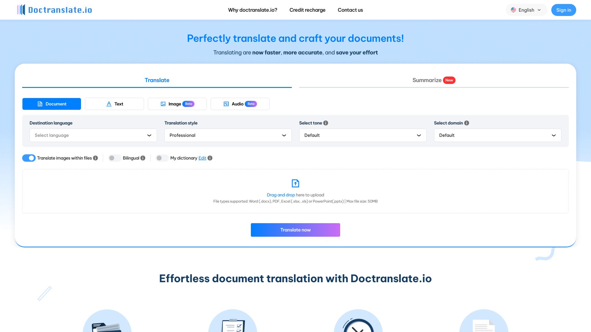 Doctranslate - DocTranslate.io is a fast, accurate, and cost-effective ...