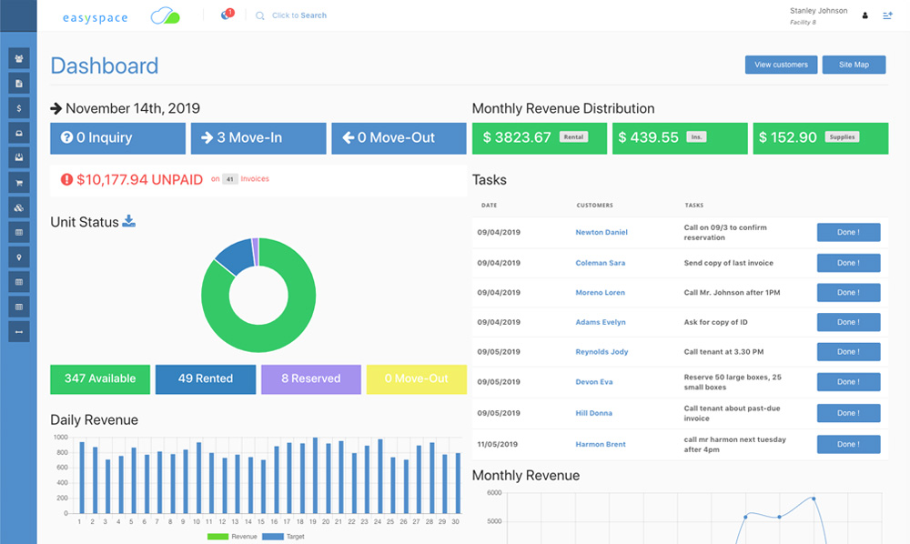 EasySpace - Facility Management Software for storage professionals | AI ...