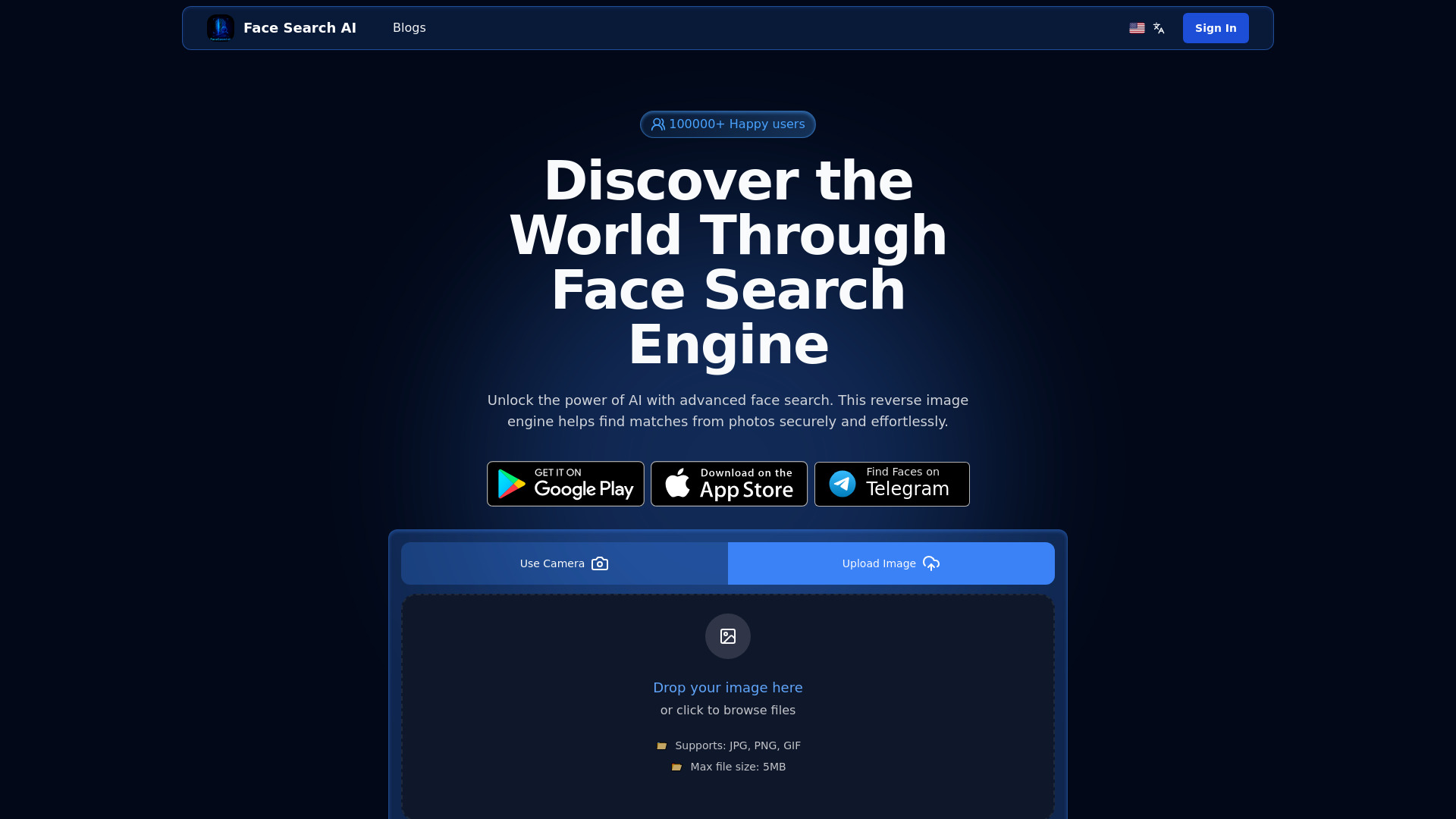Face Search AI - AI-powered face recognition and reverse image search ...