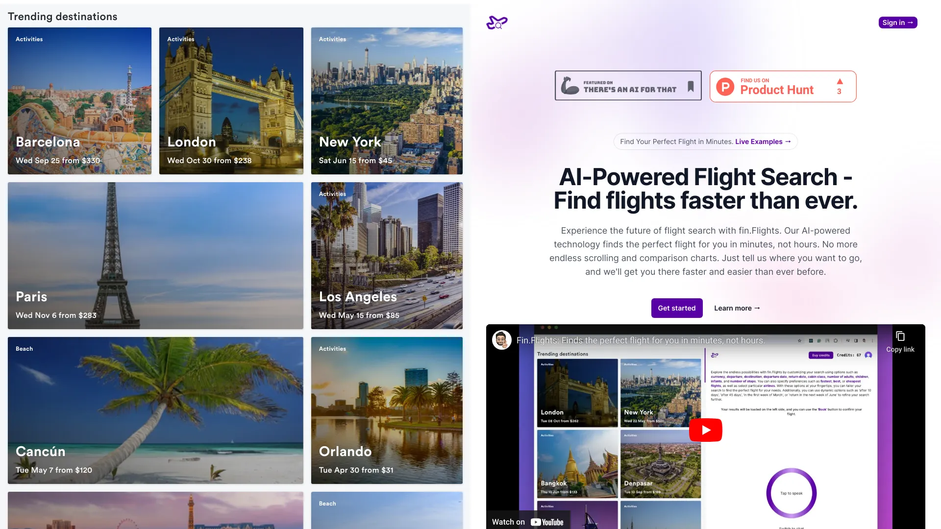 Fin.flights - Ai-powered Flight Search - AI-powered flight search ...