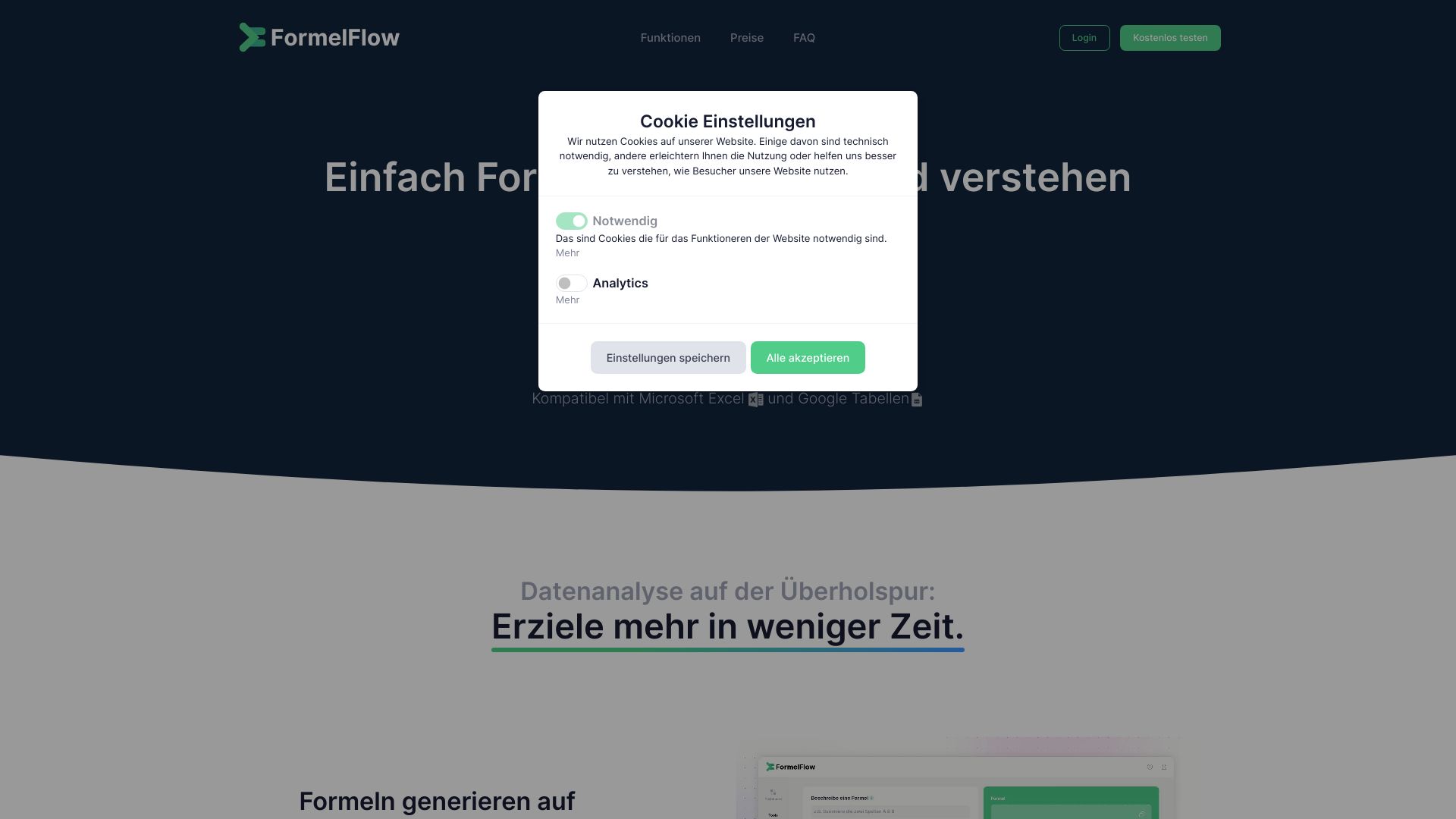 Formelflow - AI-powered tool simplifying Excel and Google Sheets with ...