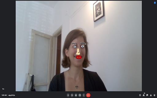 Funny Face - Overlays cartoon parts on faces in meeting videos using p5 ...