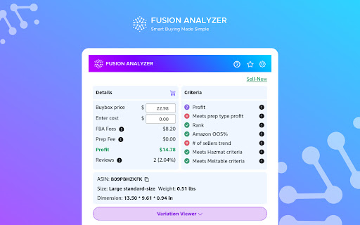 Fusion Analyzer: Smart Buying Made Simple Reviews, Features, Pricing
