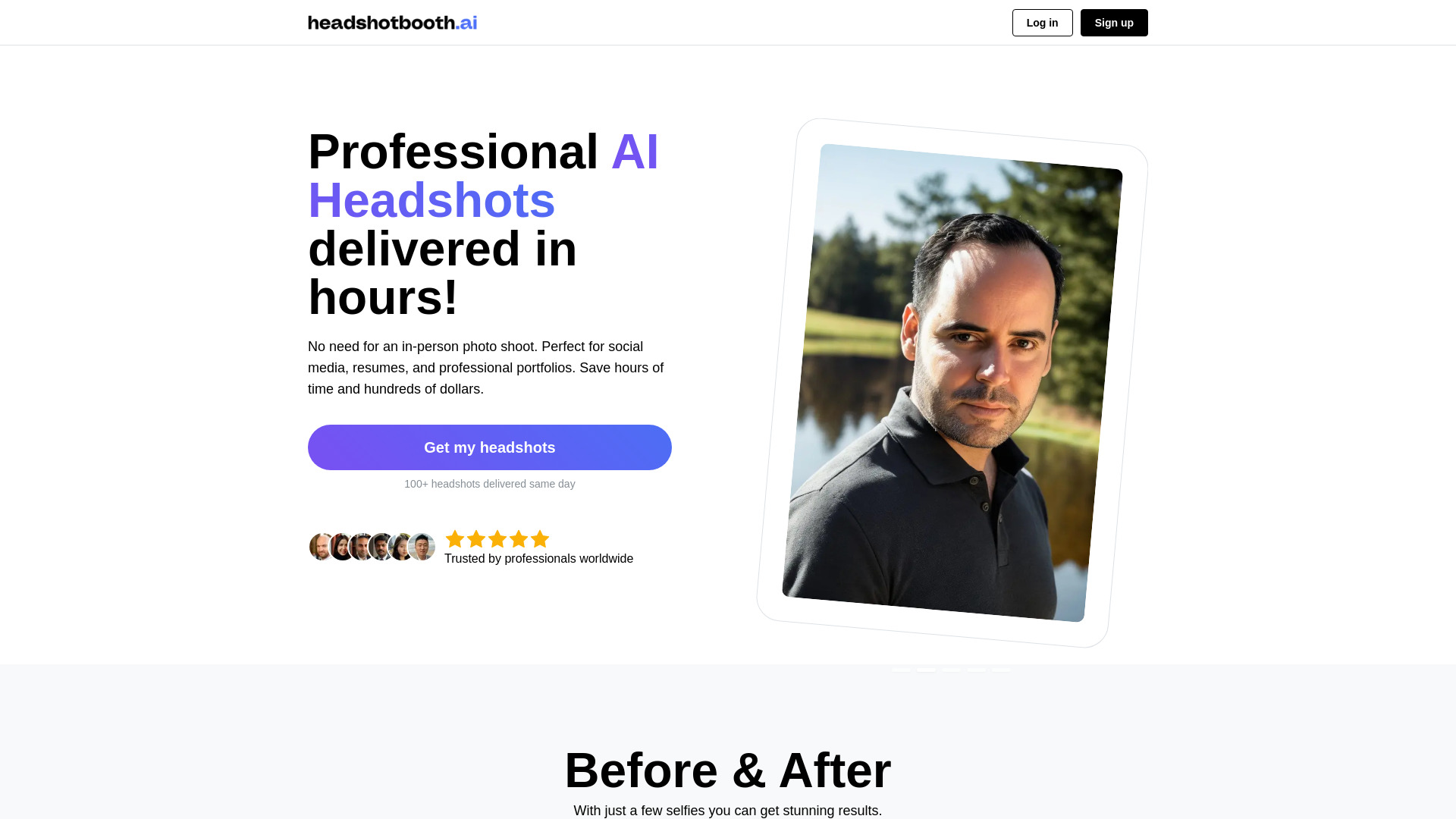 Headshotbooth - AI headshot generator for professional-grade photos ...