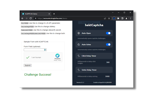 Hektcaptcha: Hcaptcha Solver | AI Image Recognition - AI-U