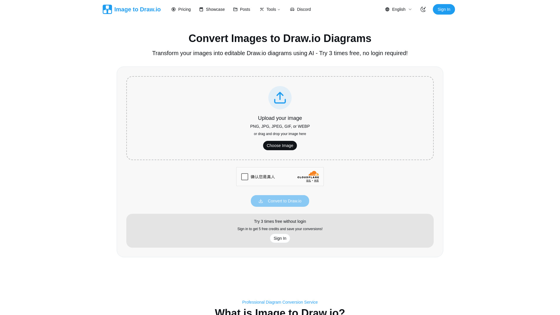Image To Drawio - AI-powered tool to convert images to editable Draw.io ...