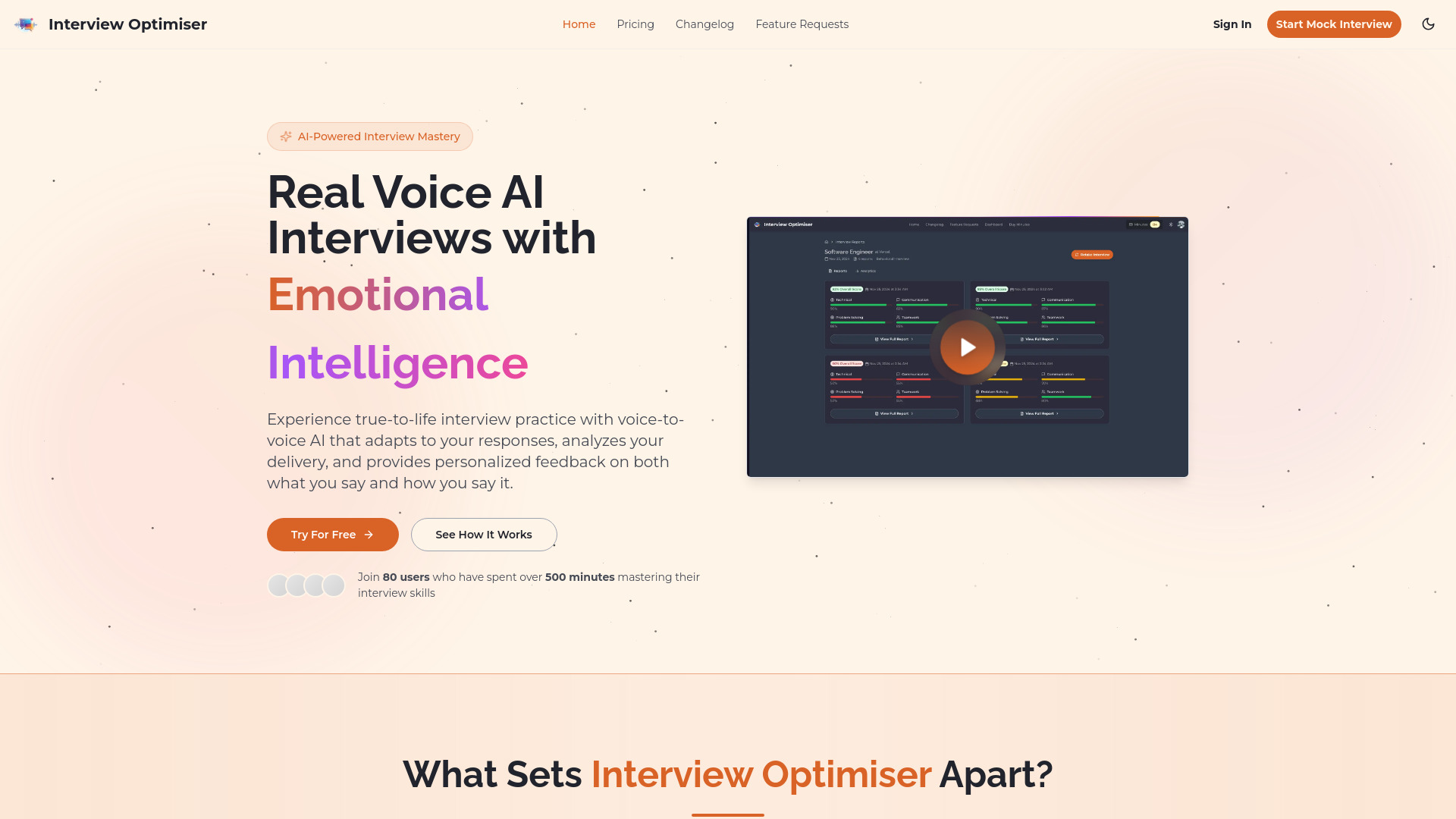 Interview Optimiser - AI-powered interview practice tool with real-time ...