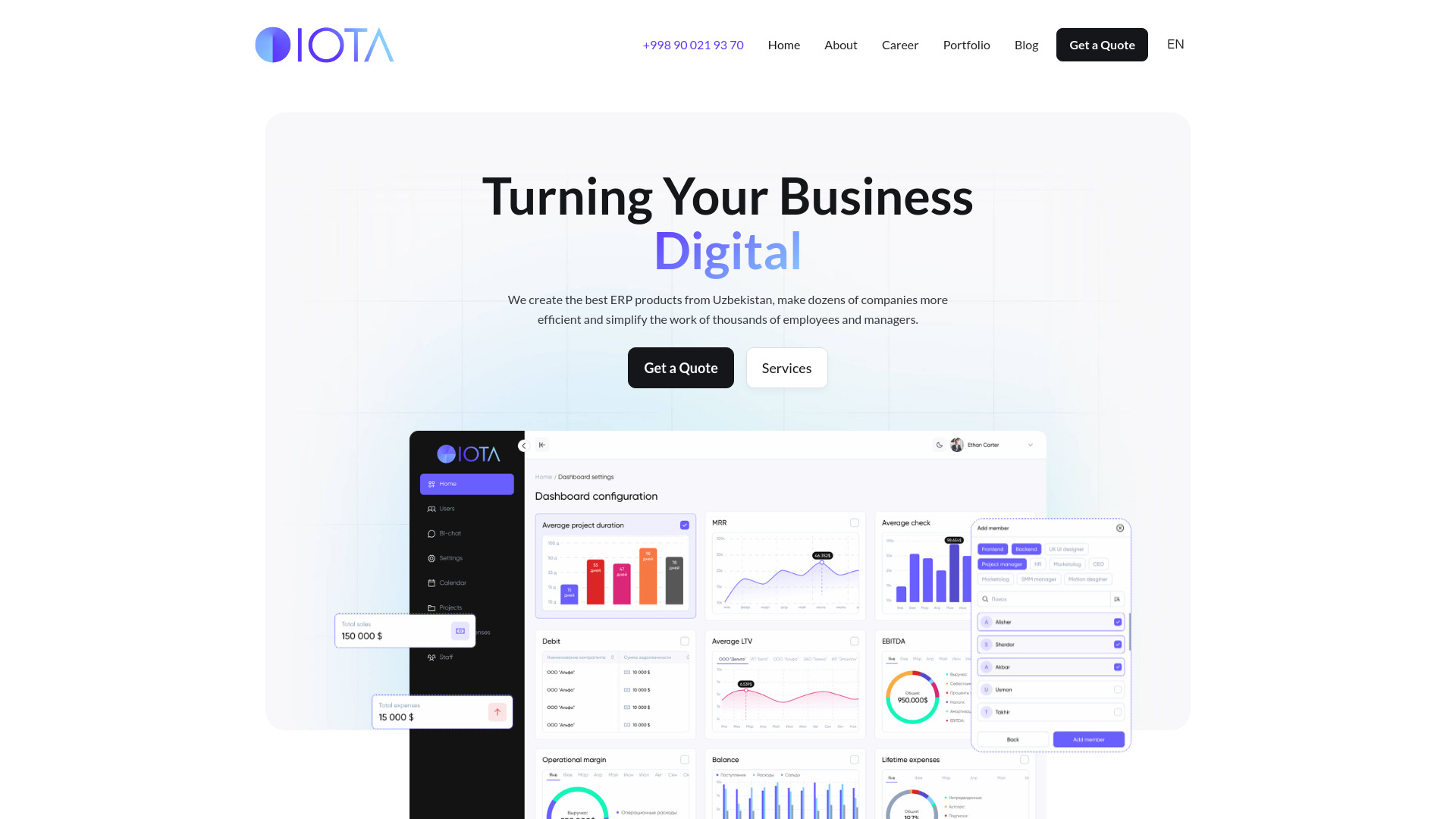 Iota - IOTA.UZ: ERP and CRM development for businesses in Uzbekistan ...