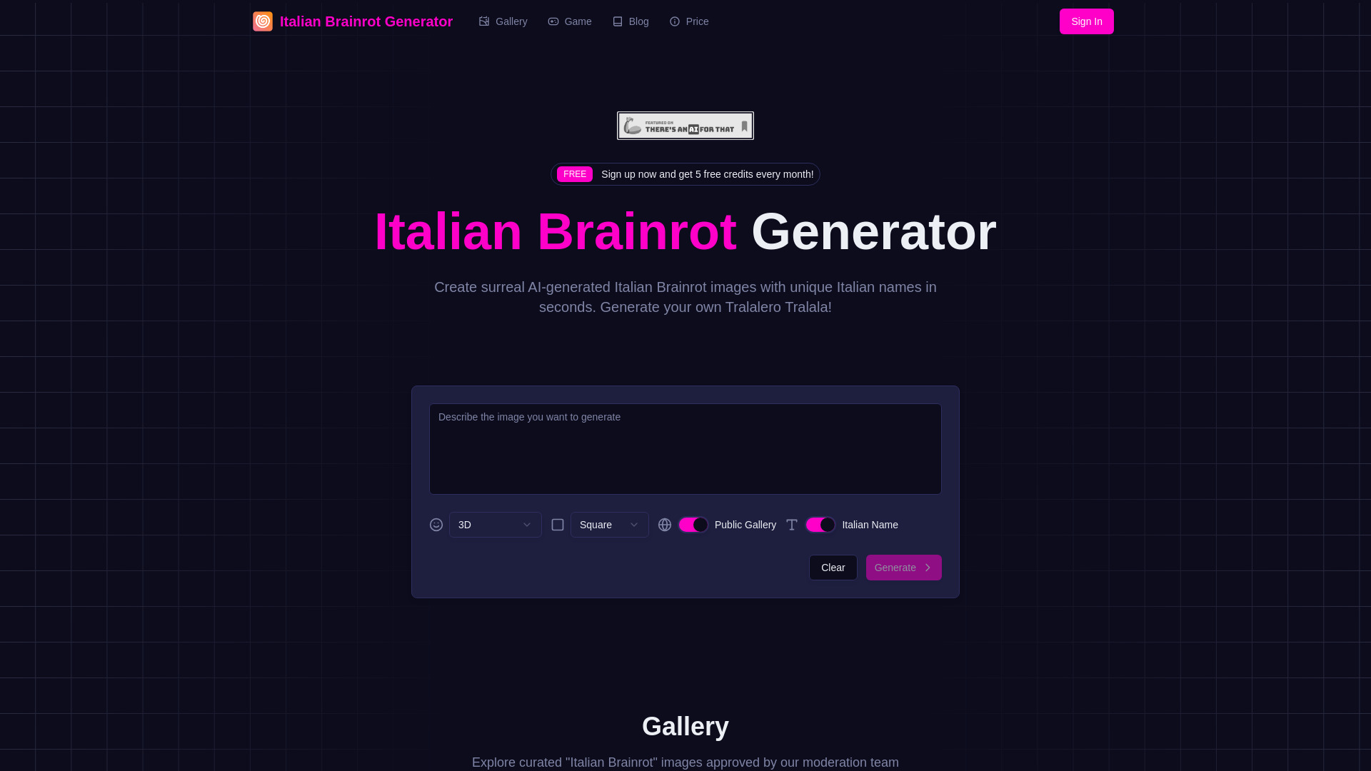 Italian Brainrot Generator Review, Features & Alternatives | AI-U