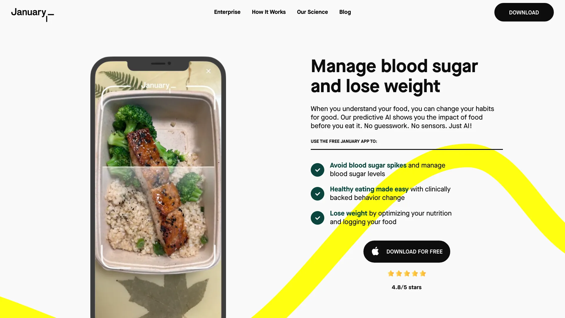 January AI - Personalized AI nutrition coaching app for managing blood ...