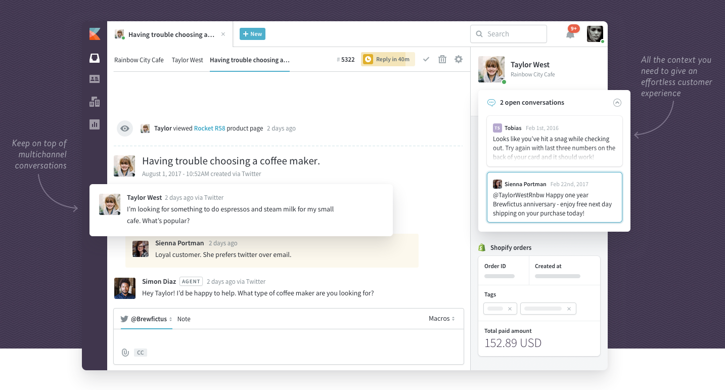 Kayako - AI-powered help desk platform automating support tickets and ...