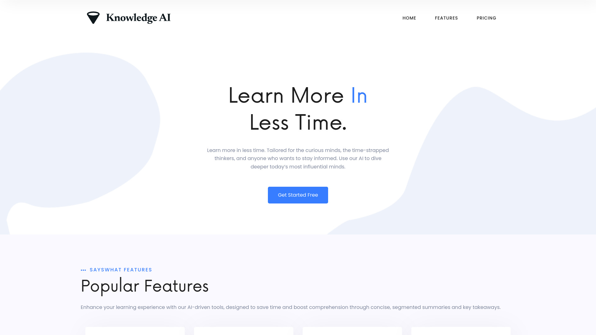 Knowledge AI - Knowledge AI provides AI-driven summaries and ...