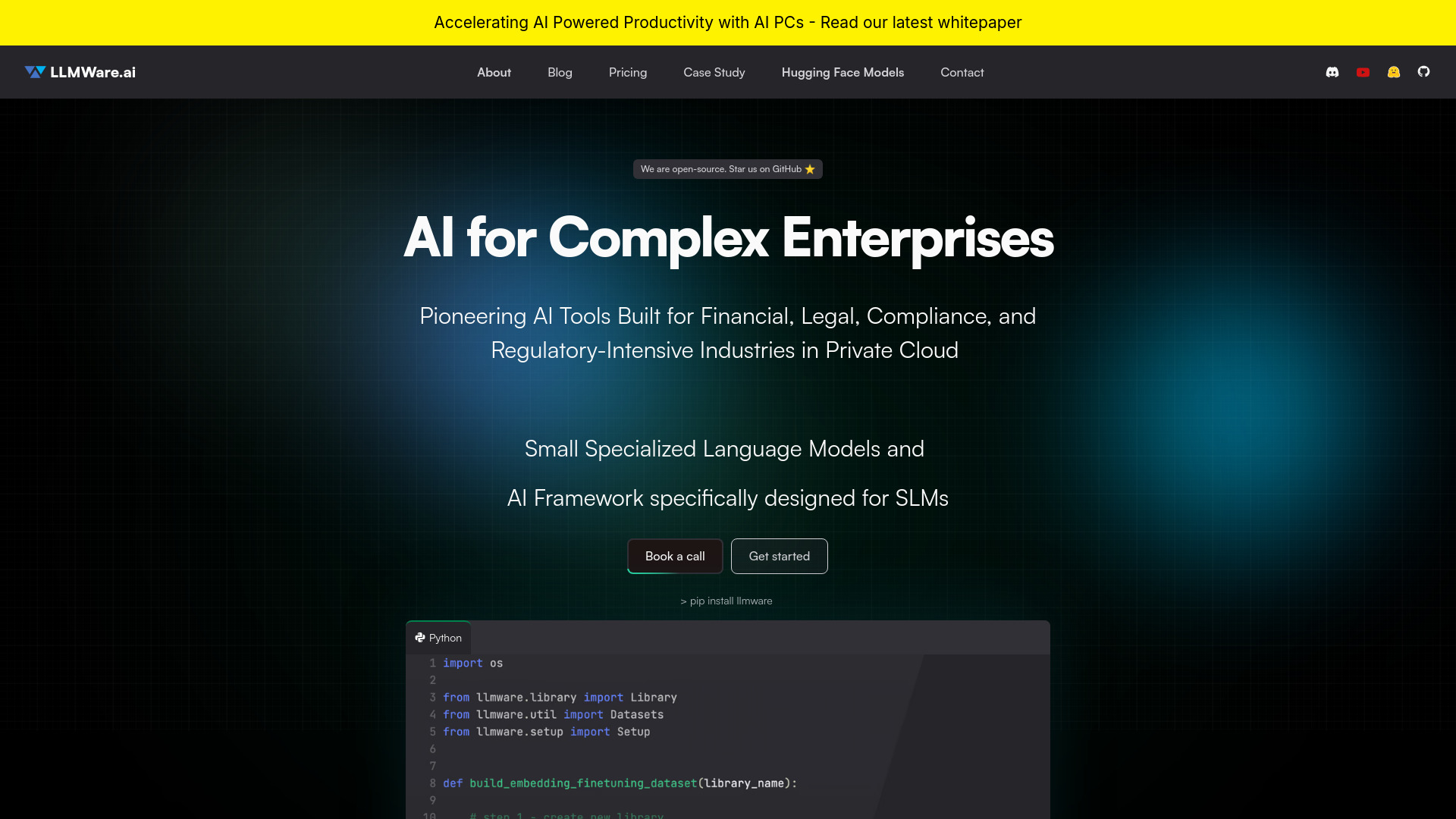 Llmware - Private AI tools for complex enterprises, focusing on ...