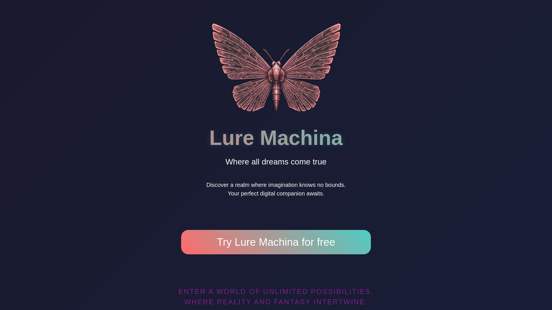 Lure Machina AI Companion Reviews, Features, Pricing & Alternatives