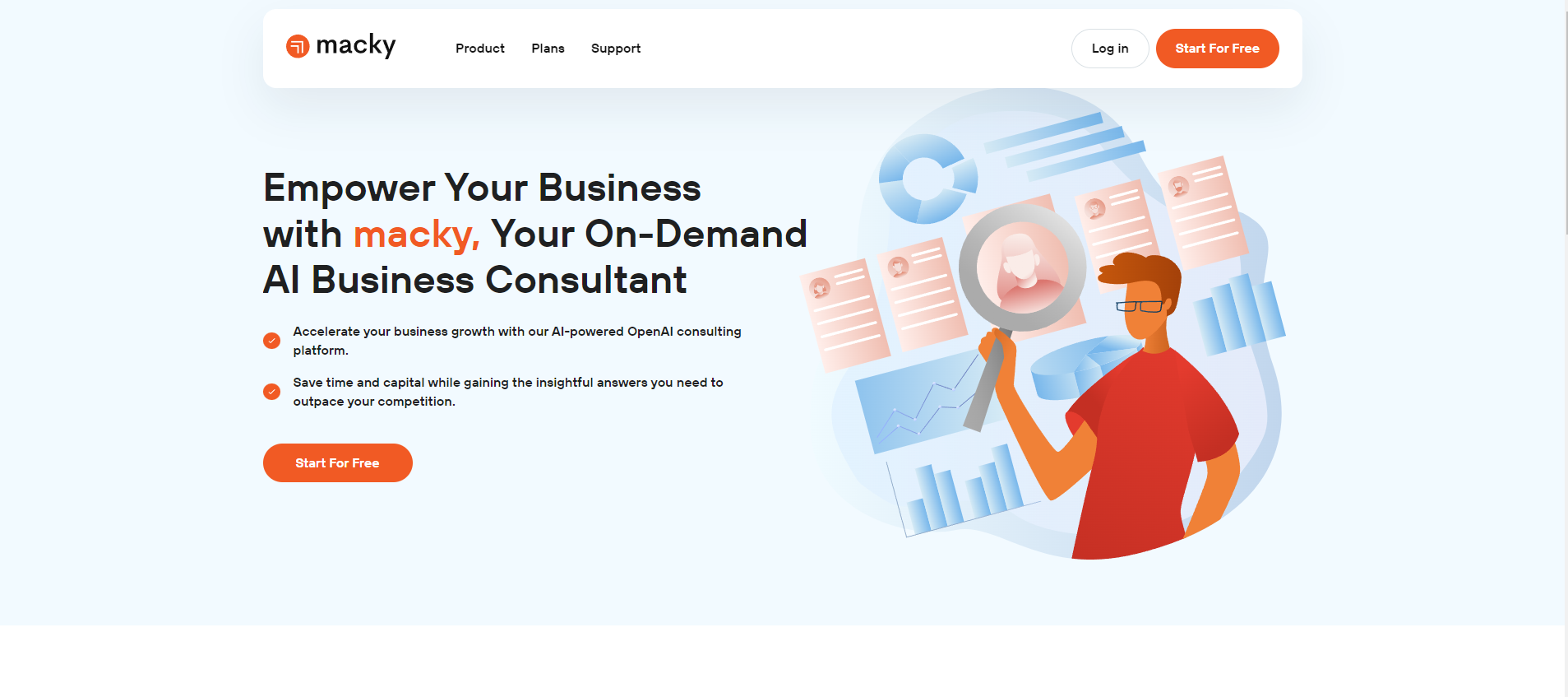 Macky AI - AI-powered business consultant offering actionable insights ...