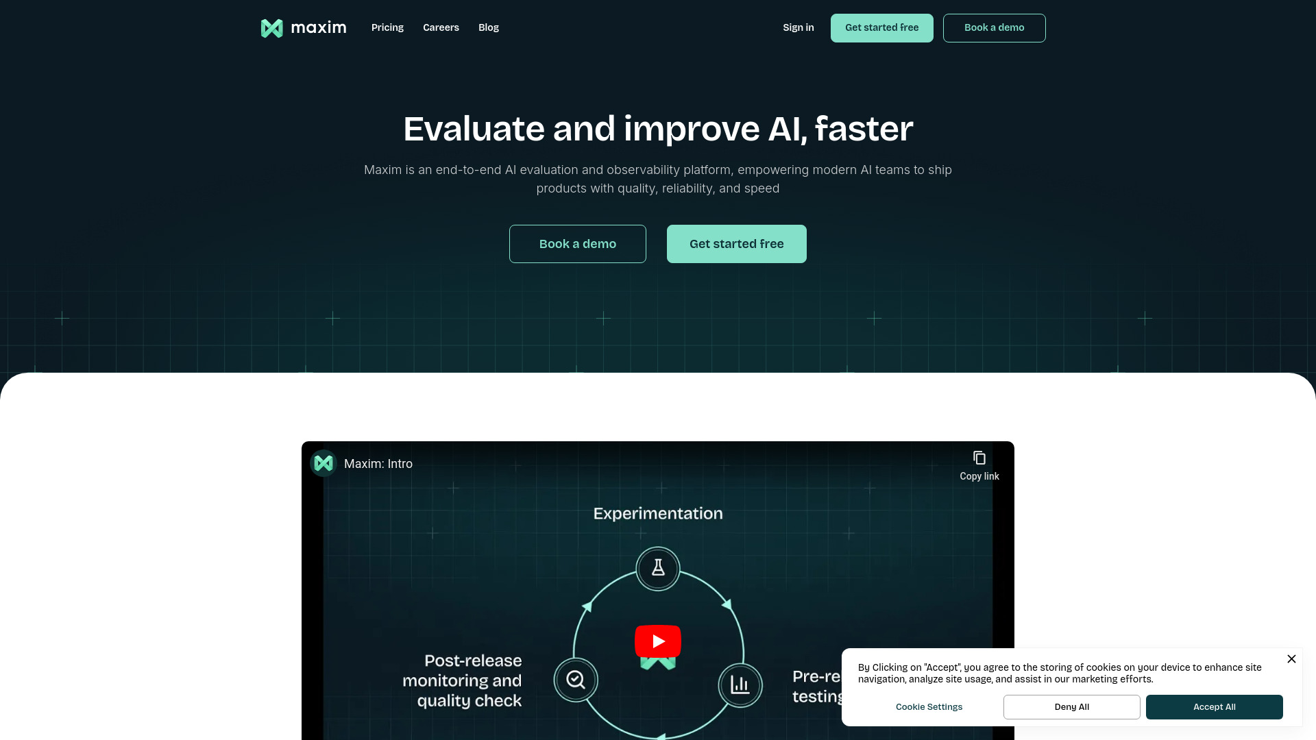 Maxim AI – AI Tool for Prompt Engineering