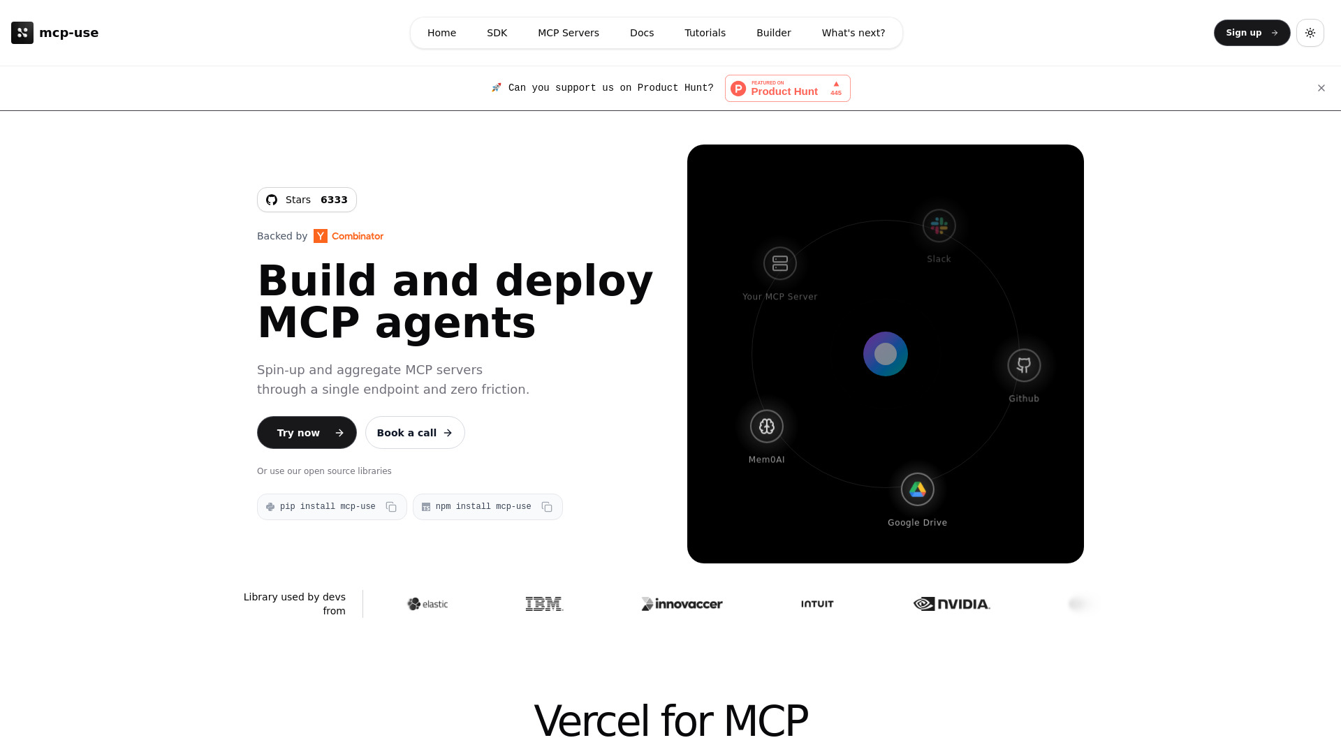 Mcp-use - Open-source platform for building and deploying AI agents and MCP servers. | AI-U.com