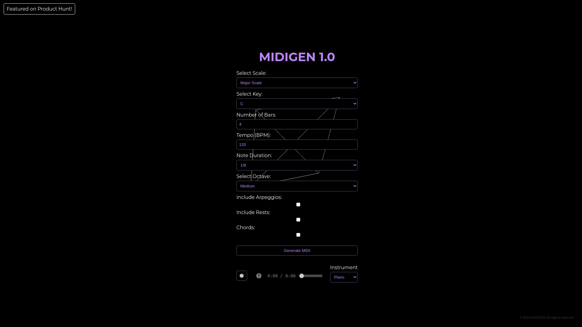 Midigen: Melody Generator Reviews, Features, Pricing & Alternatives