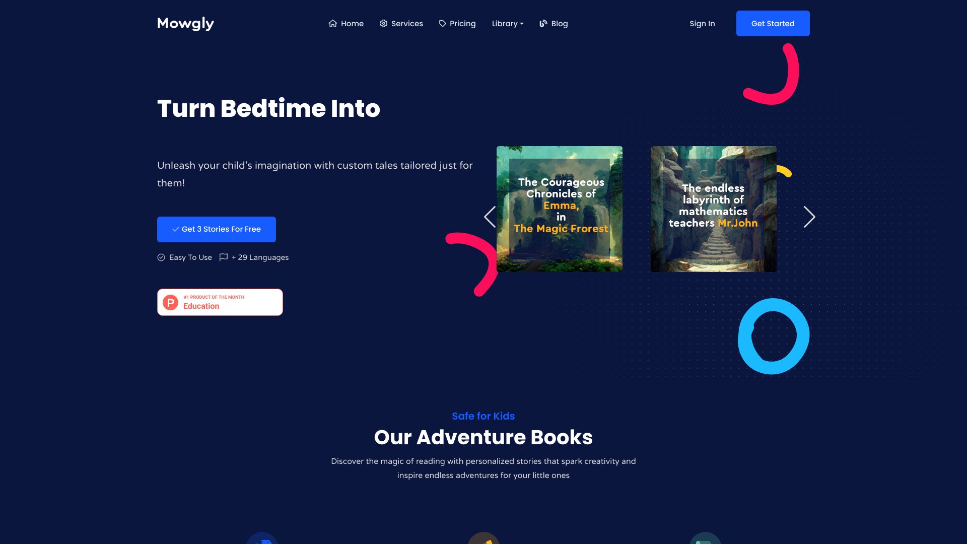 Mowgly - Mowgly creates personalized stories for kids, making learning ...