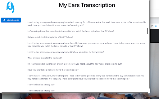My Ears - Privacy-focused audio transcription tool that operates ...