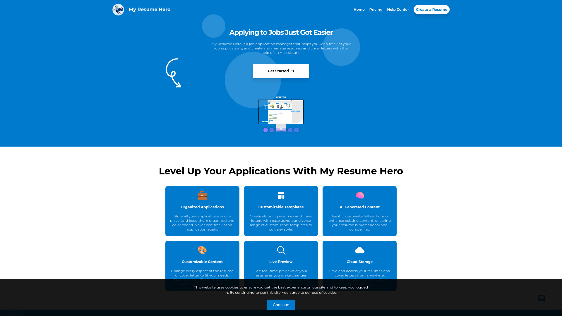 My Resume Hero - Job application manager with AI resume and cover ...