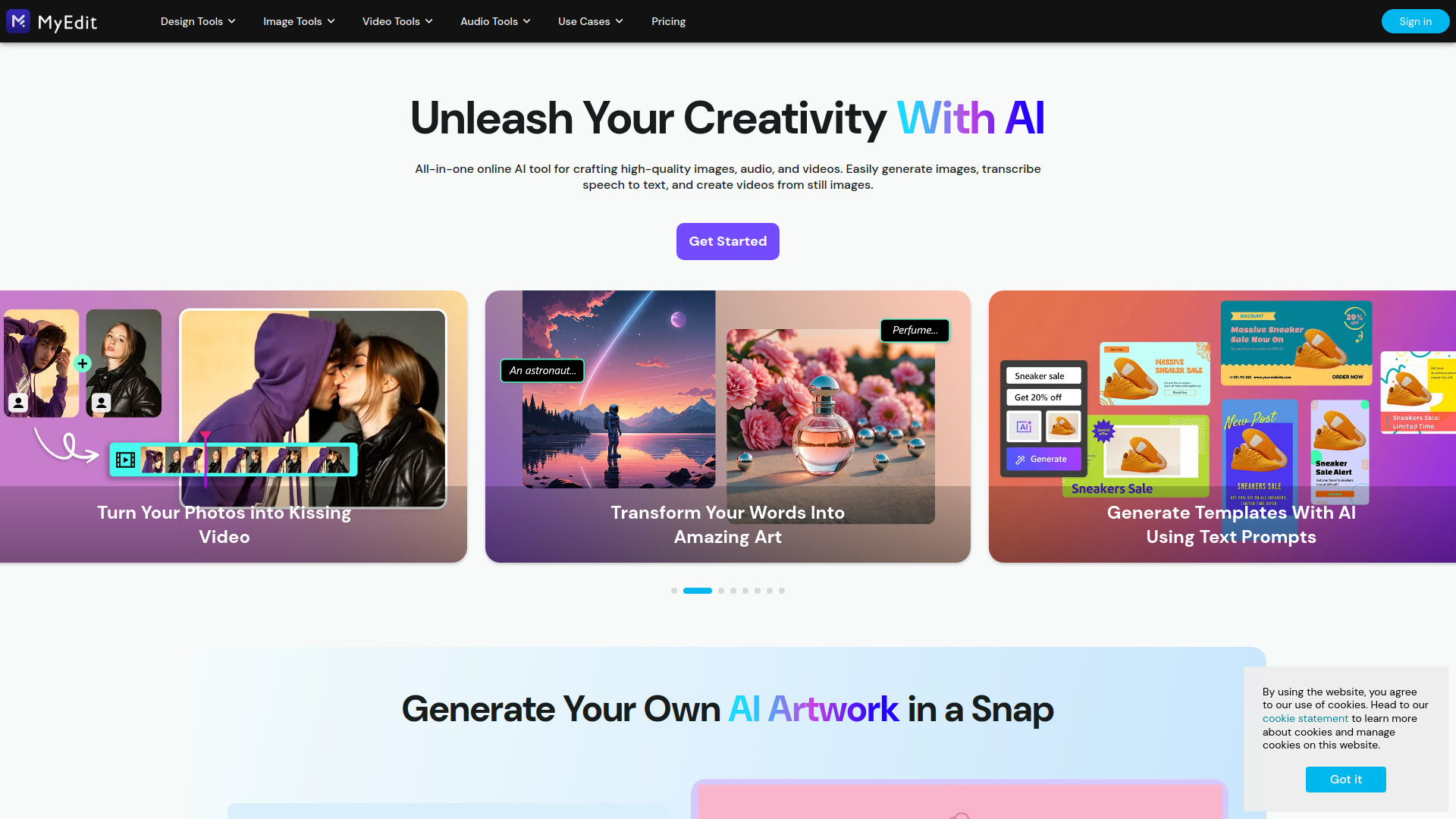 Myedit | AI Image Generator - AI-U