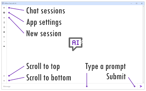 Offline Chat With AI | AI Chatbot - AI-U