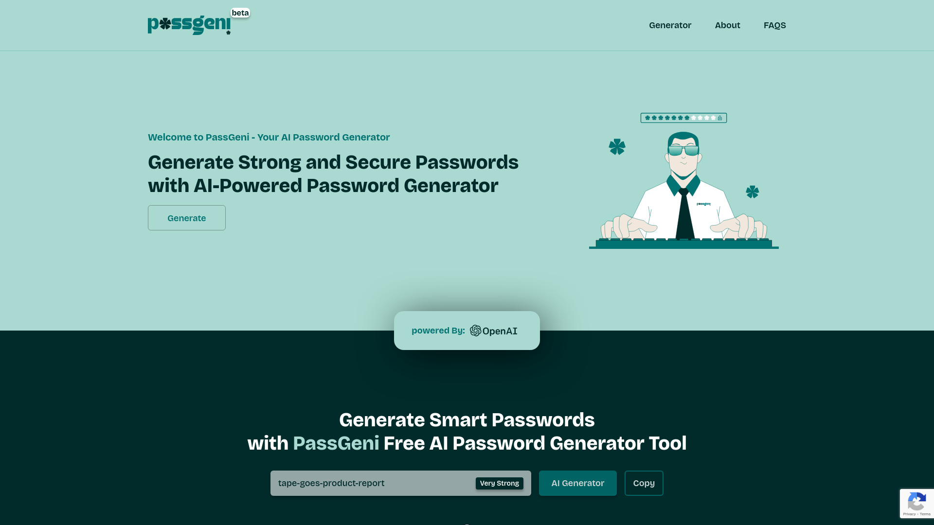 Passgeni (AI Password Generator) - AI password generator for strong ...