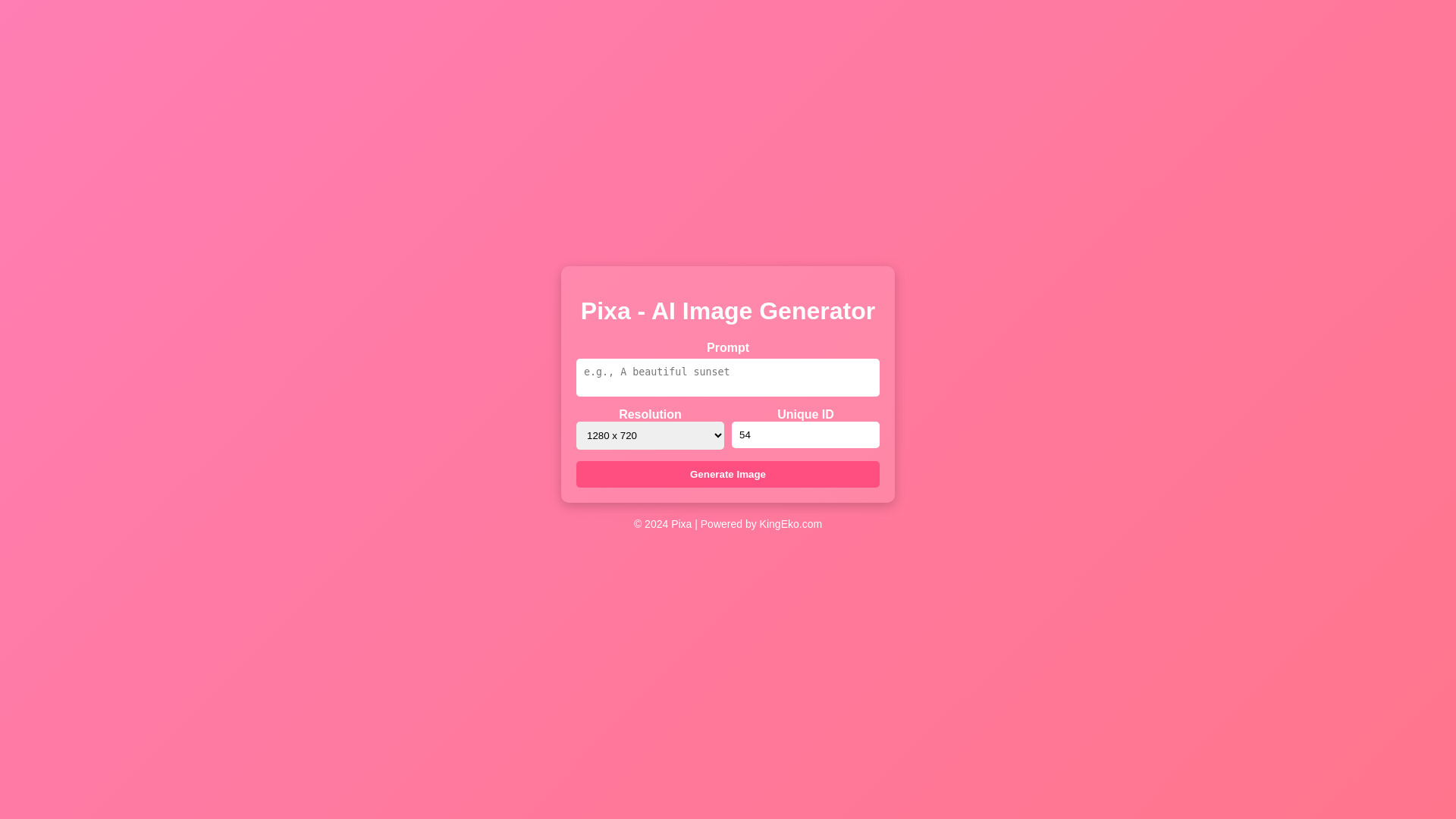Pixa - Free AI art generator; describe your image and Pixa will create ...