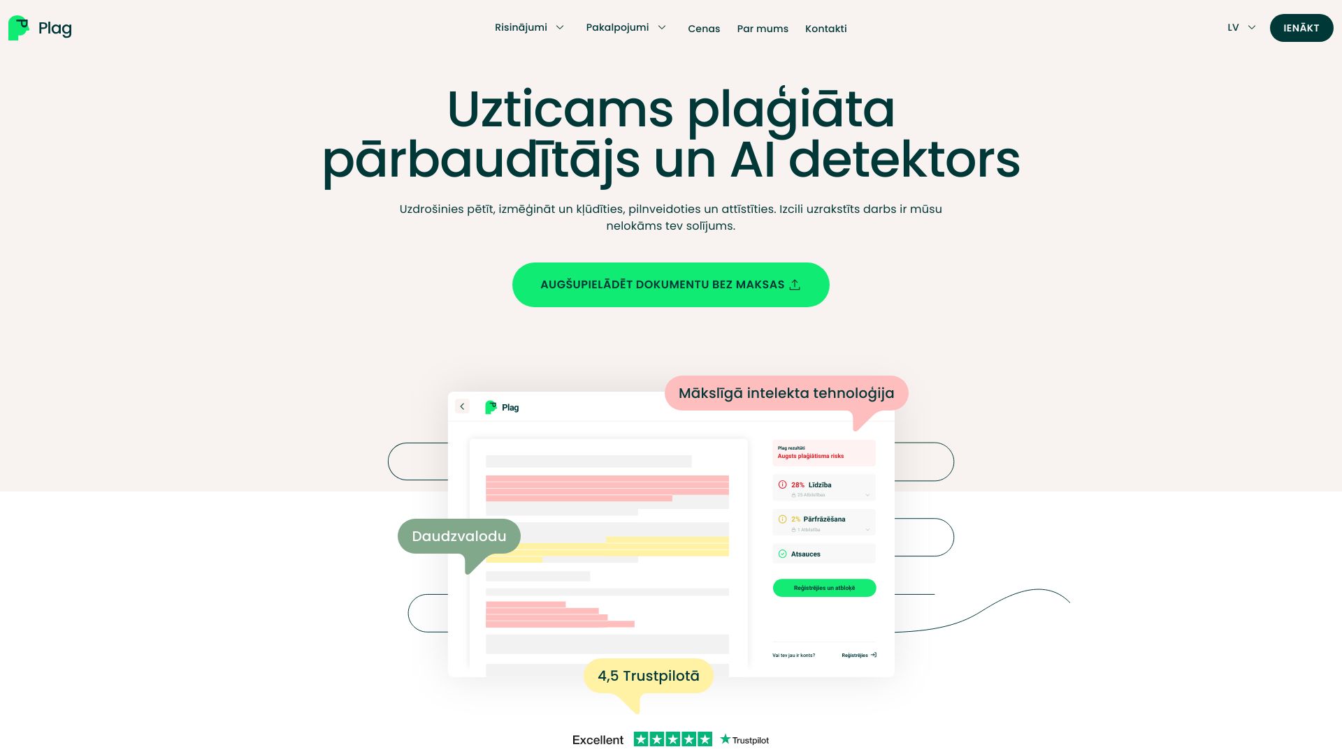 Plag - Online plagiarism checker and AI detector for students and ...