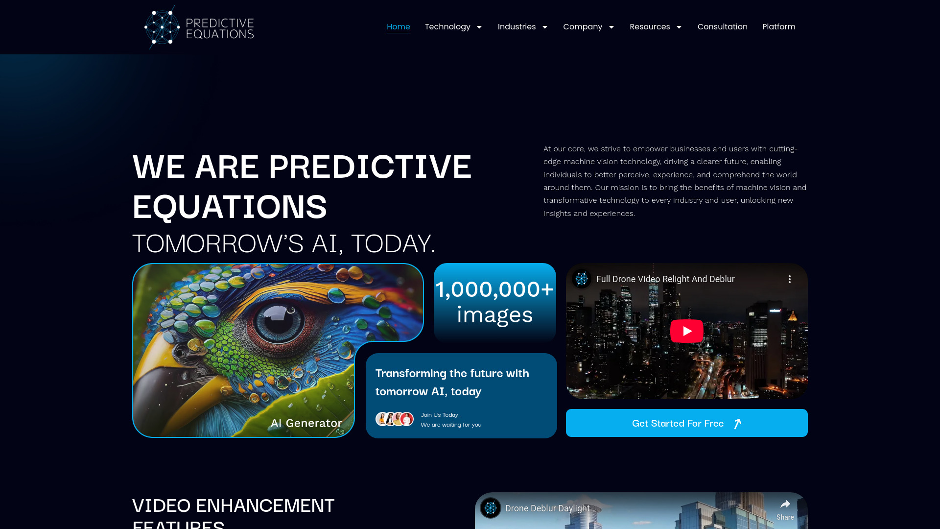 Predictive Equations - AI-driven image and video enhancement and ...