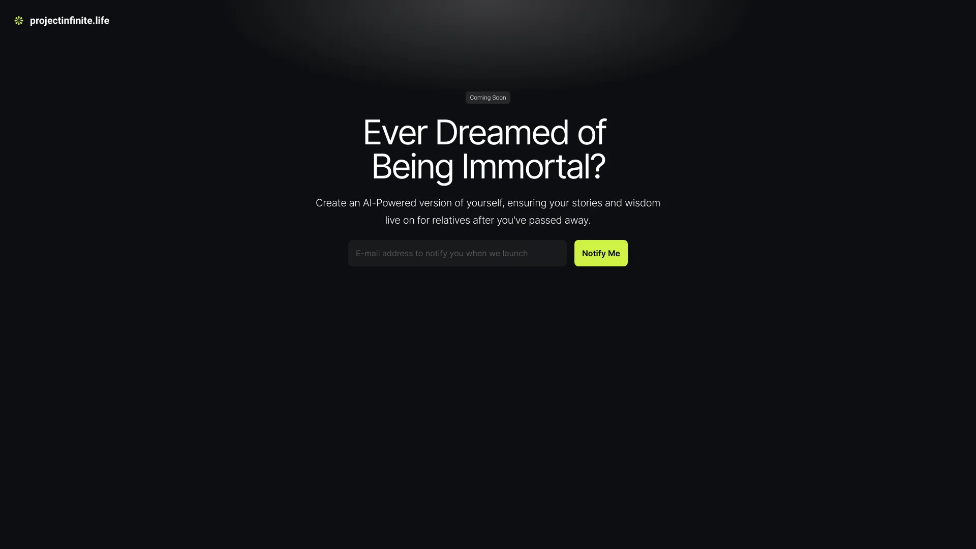 Project Infinite Life | AI Avatar Generator - AI-U