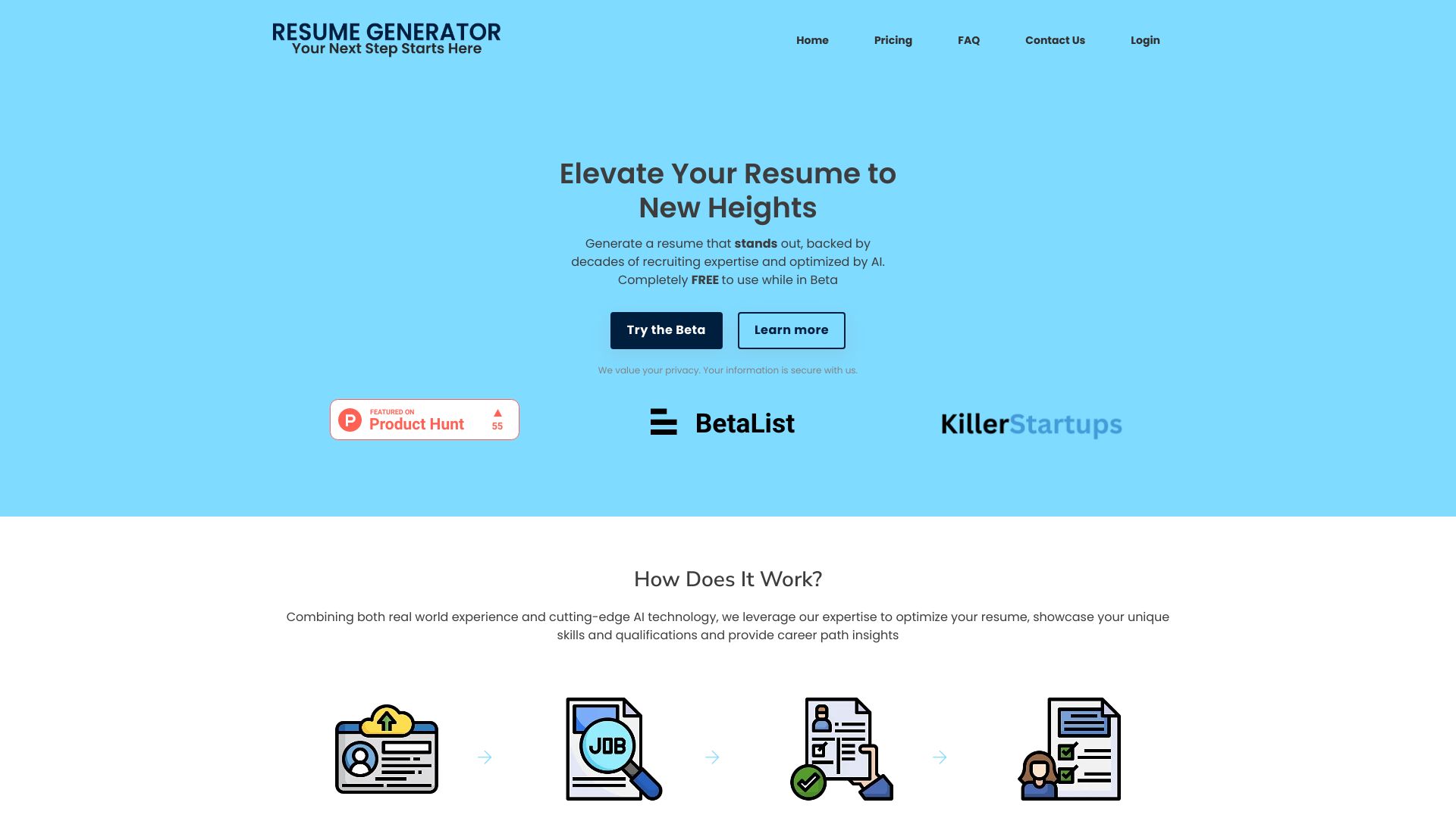 Resume Generator Reviews, Features, Pricing & Alternatives | AI-U