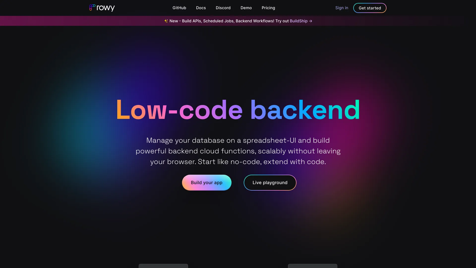 Rowy - Low-code backend platform on Google Cloud and Firebase with ...
