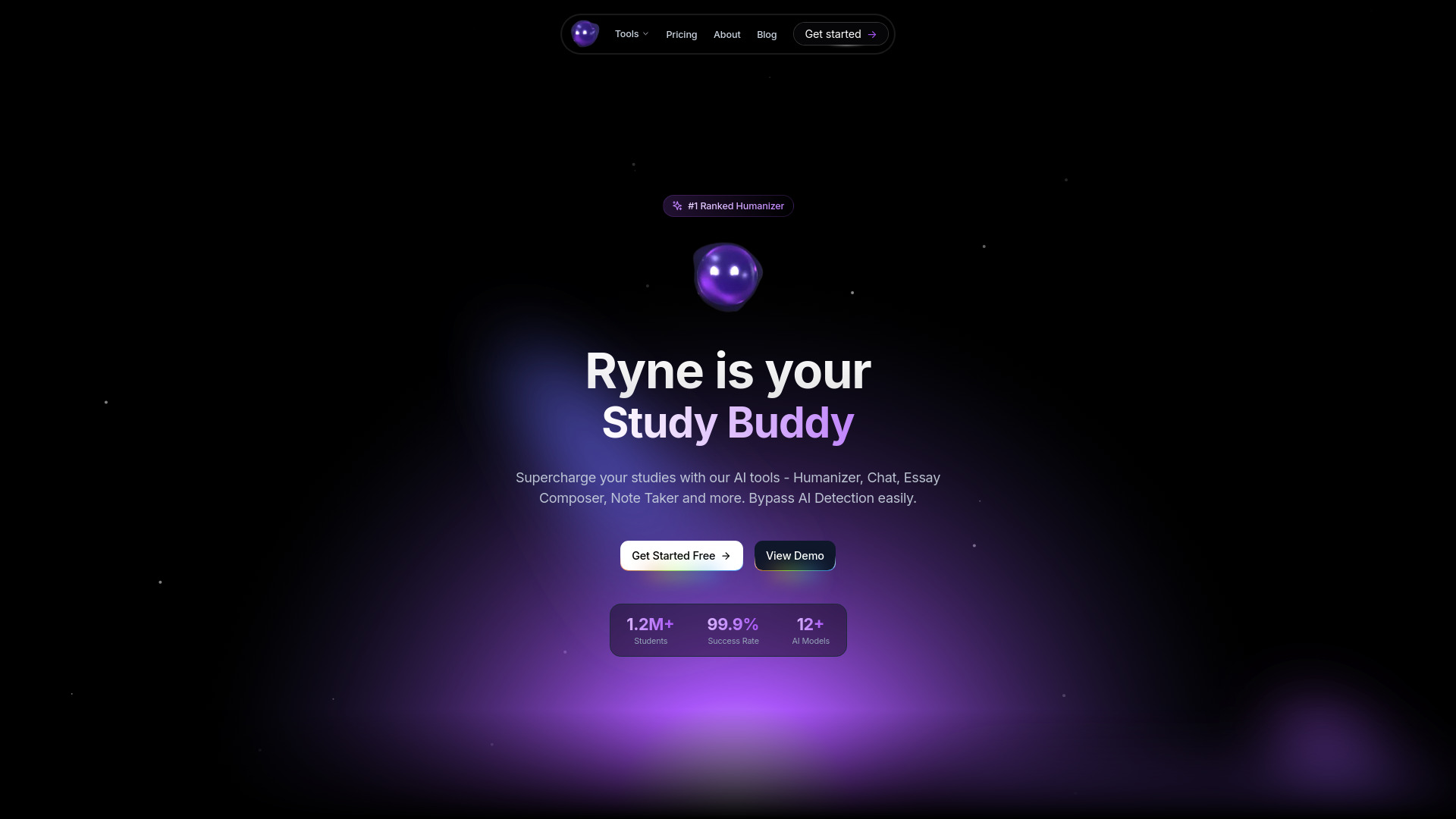 Ryne AI - AI academic tool to bypass AI detection, humanize text, and ...