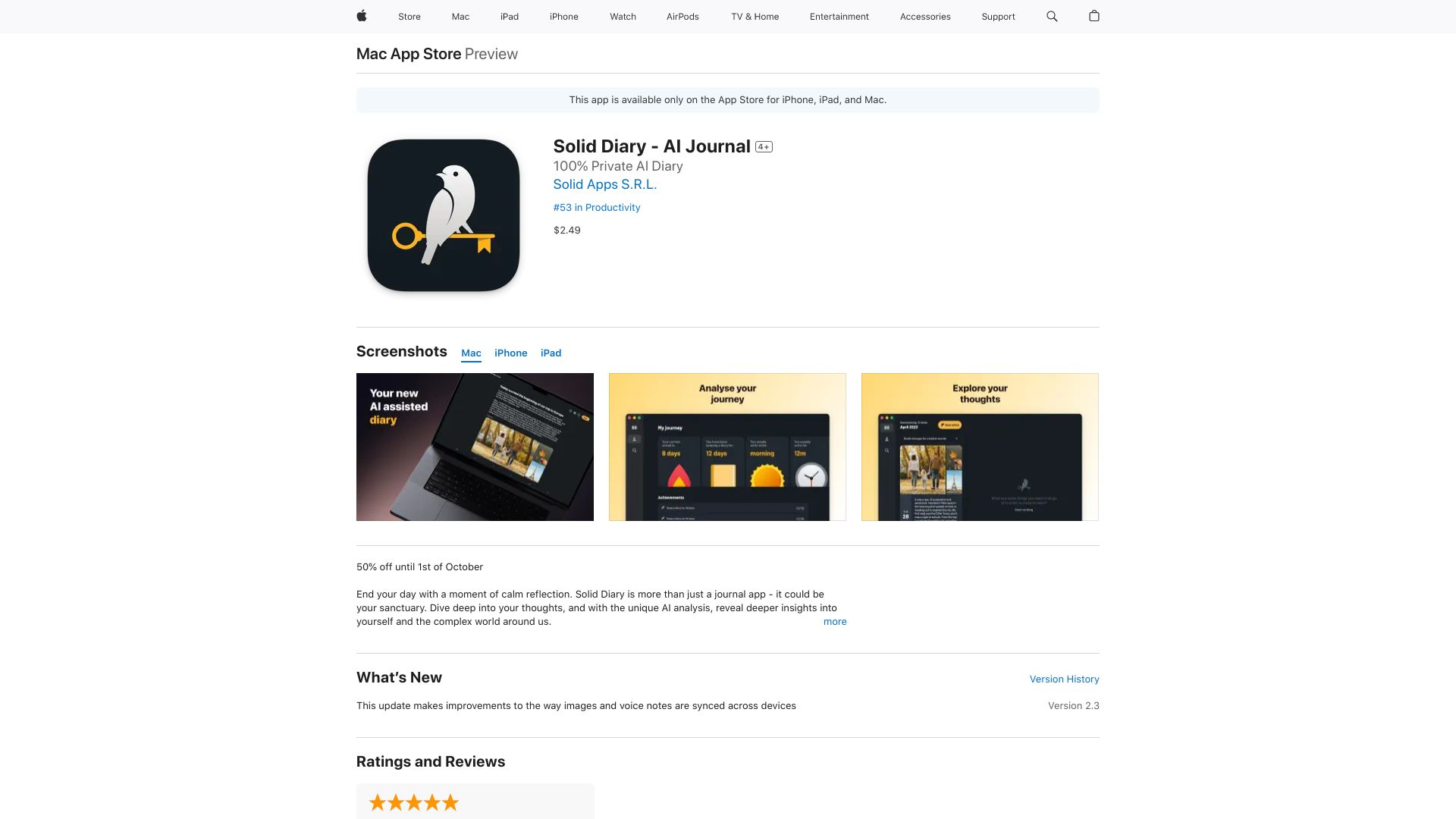 Solid Diary - AI Journal - A private AI-powered journal for self ...
