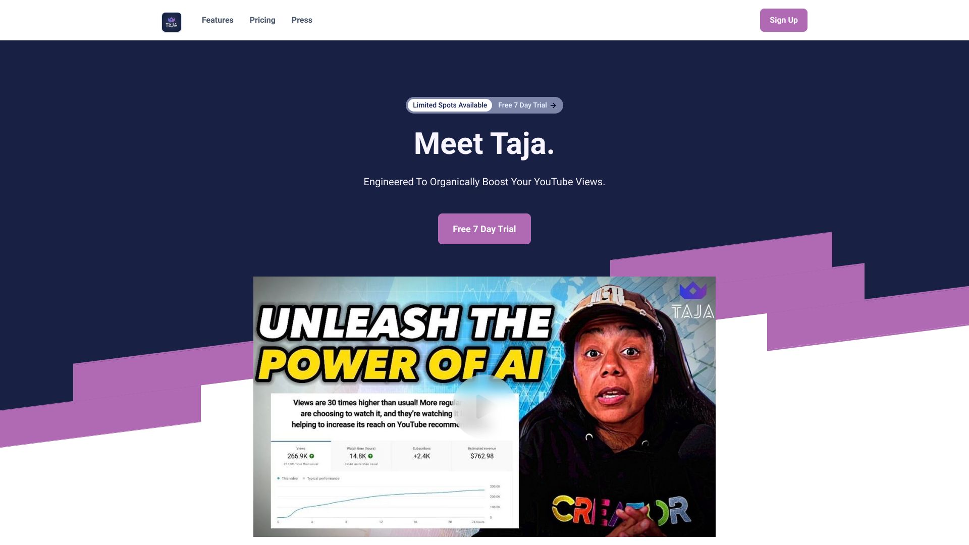Taja AI Reviews, Features, Pricing & Alternatives | AI-U